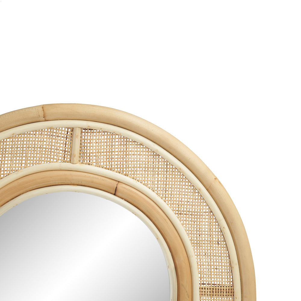 Lombok Arch Mirror with Cane Detailing | Elegant Wall Accent ...